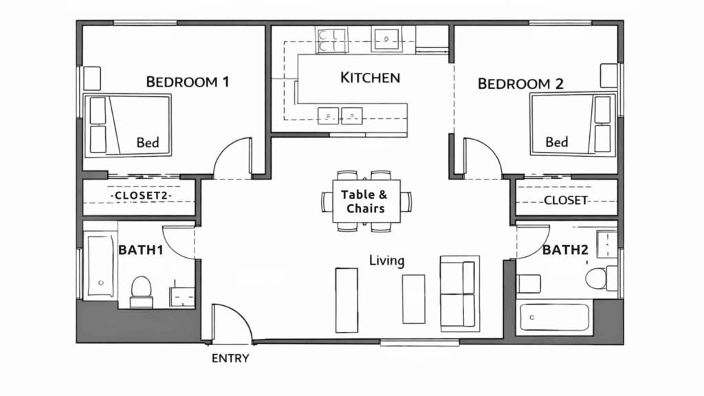 13 Apartment Layout Ideas for Every Floor Plan - Design 42 Day